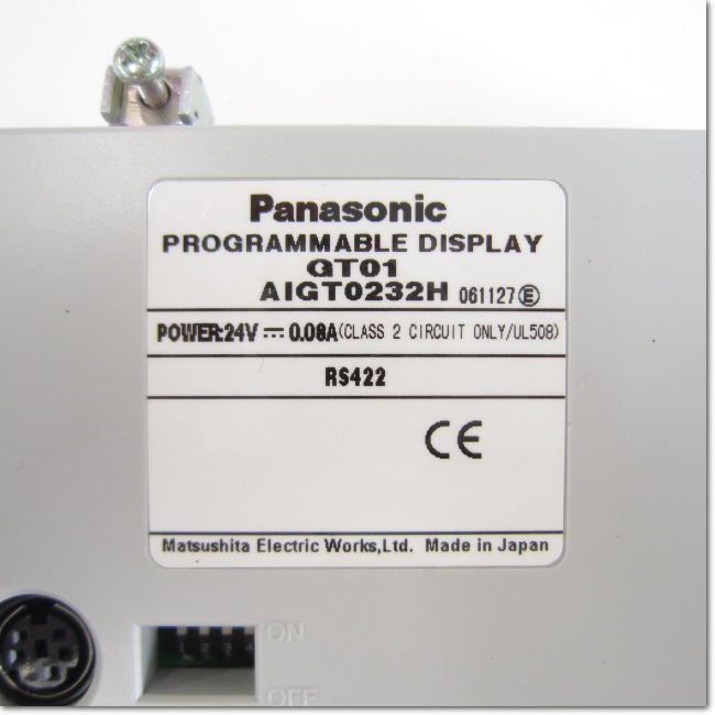 FA機器ドットコム / AIGT0232H プログラマブル表示器 3型 STNモノクロLCD DC24V (Panasonic) | FA機器 ...