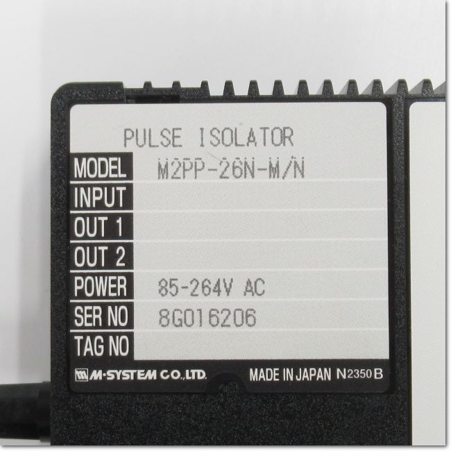 FA機器ドットコム / M2PP-26N-M/N パルスアイソレータ AC100-240V (M-SYSTEM) | FA機器ドットコム