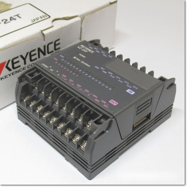 FA機器ドットコム / KZ-24T 基本ユニット DCタイプ 入力16点 トランジスタ[シンク]出力8点 (KEYENCE) | FA機器ドットコム