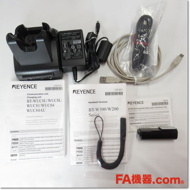 FA機器ドットコム / BT-W350 バーコードハンディターミナル + 充電池パック[BT-B5] + 通信充電ユニット USBタイプ[BT ...