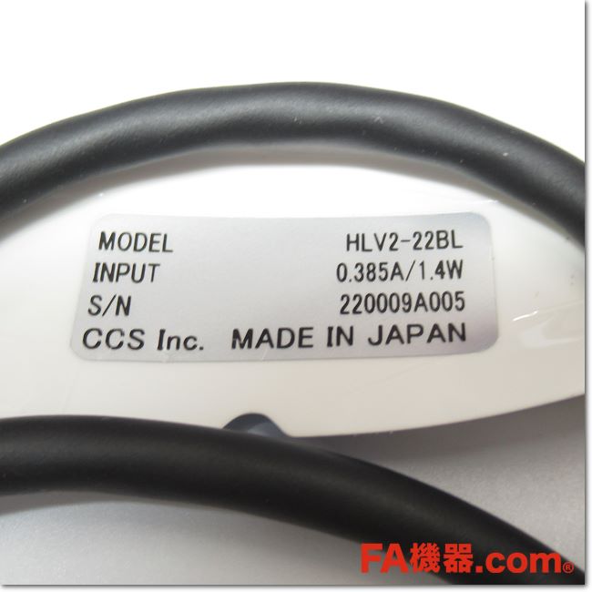 FA機器ドットコム / HLV2-22BL スポット照明(CCS) | FA機器ドットコム