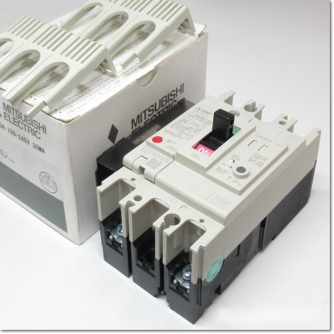 FA機器ドットコム / NV63-CV 2P 20A 30mA AL-1LS SLT 漏電遮断器 警報スイッチ付き + 端子カバー付き(三菱 ...