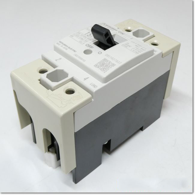 FA機器ドットコム / NF30-FA 2P 15Aノーヒューズ遮断器 + 端子カバー[TCS-05FA2]付き (三菱電機) | FA機器ドットコム