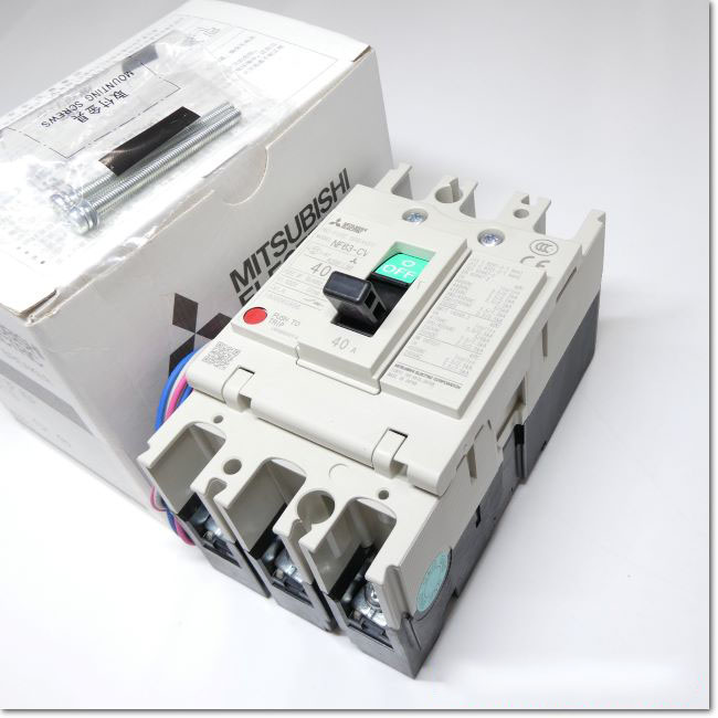 FA機器ドットコム / NF63-CV 3P 40A AL-1LS ノーヒューズ遮断器 警報スイッチ付き (三菱電機) | FA機器ドットコム
