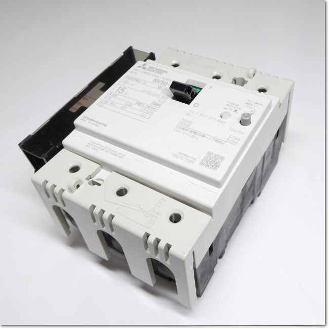 FA機器ドットコム / NV50-KC 3P 15A 30mA AL-1LS SLT 漏電遮断器 警報スイッチ、端子カバー付き (三菱電機) | FA機器ドットコム