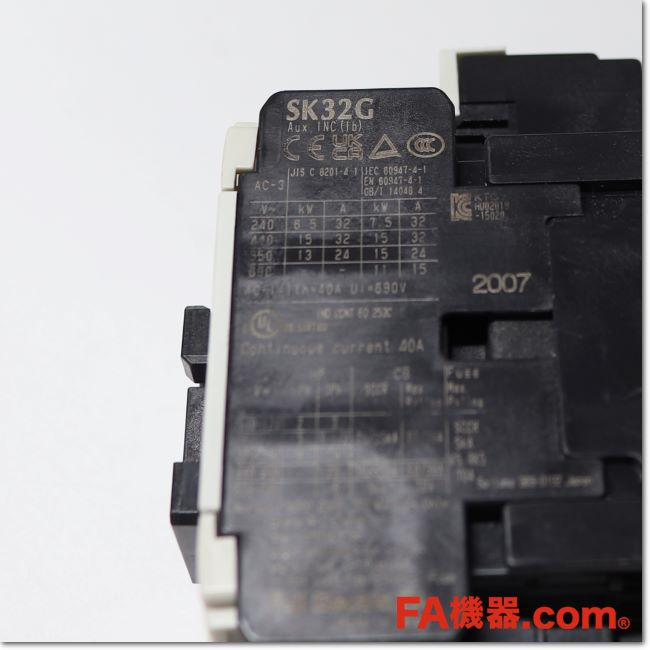 FA機器ドットコム / SK32G-E01 電磁接触器 DC24V 1b (富士電機) | FA機器ドットコム