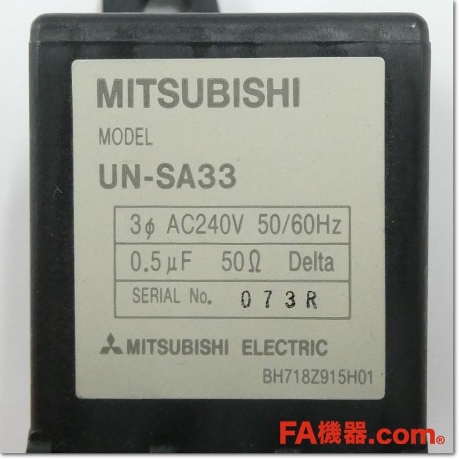 FA機器ドットコム / UN-SA33 AC240V 主回路用サージ吸収器ユニット (三菱電機) | FA機器ドットコム