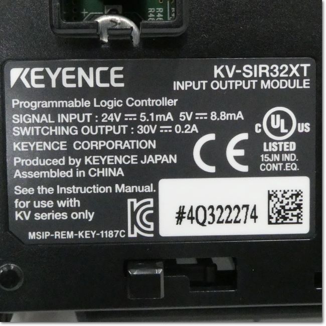 FA機器ドットコム / KV-SIR32XT 高速入出力ユニット 入出力32点 (KEYENCE) | FA機器ドットコム