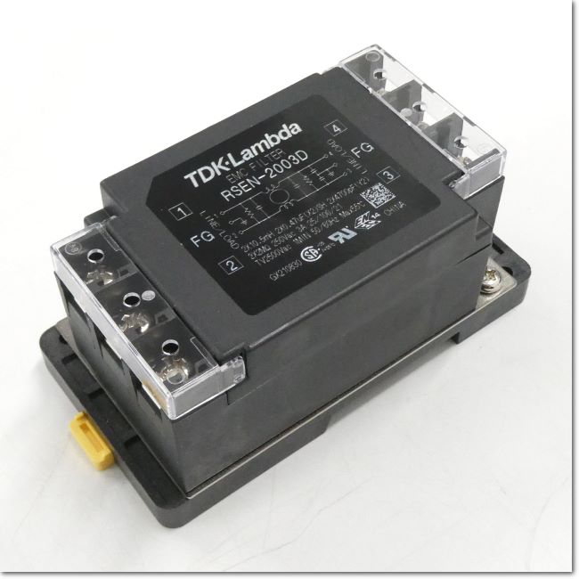 FA機器ドットコム / RSEN-2003D ノイズフィルタ 250V 3A DINレール取付タイプ (TDKラムダ) | FA機器ドットコム