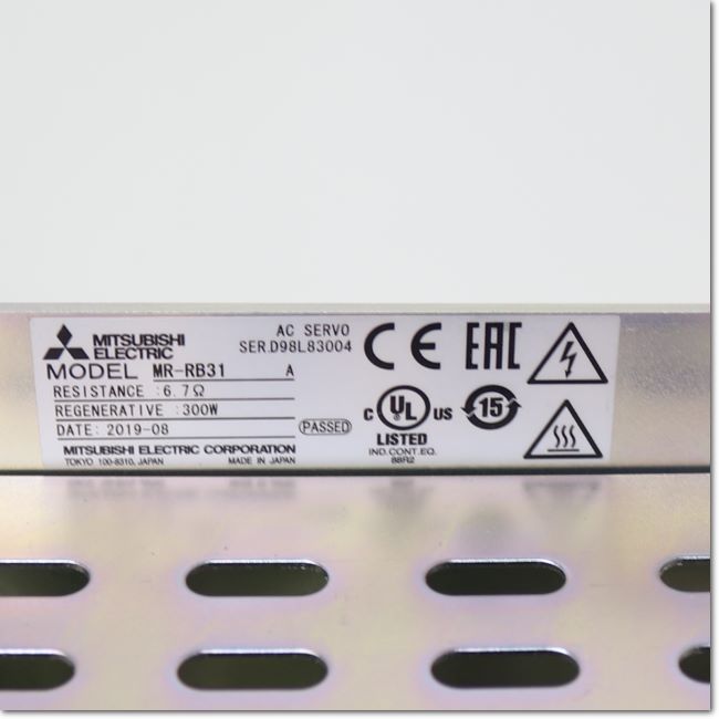 FA機器ドットコム / MR-RB31 回生抵抗器 300W 6.7Ω (三菱電機) | FA機器ドットコム