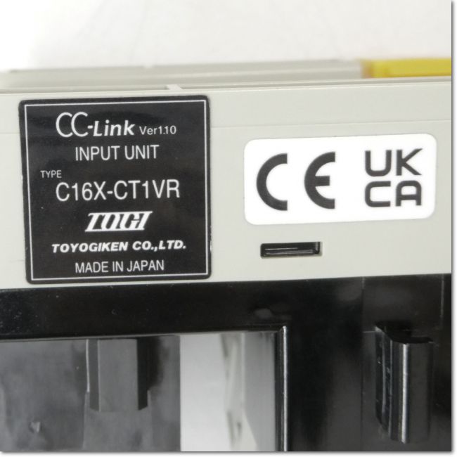 FA機器ドットコム / C16X-CT1VR 入力ターミナル端子台型 CC-Link スプリングロック式 16点 DC24V (東洋技研 ...