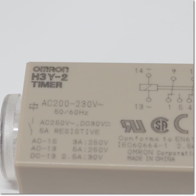 FA機器ドットコム / H3Y-2 AC200-230V 60min ソリッドステート・タイマ + 保持金具[Y92H-3]付 (OMRON ...