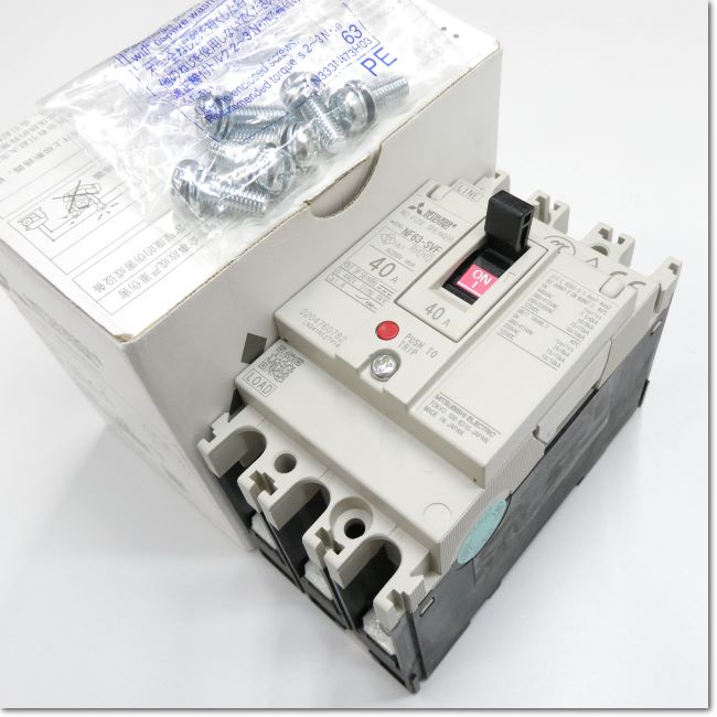 FA機器ドットコム / NF63-SVF 3P 40A ノーヒューズ遮断器 (三菱電機) | FA機器ドットコム