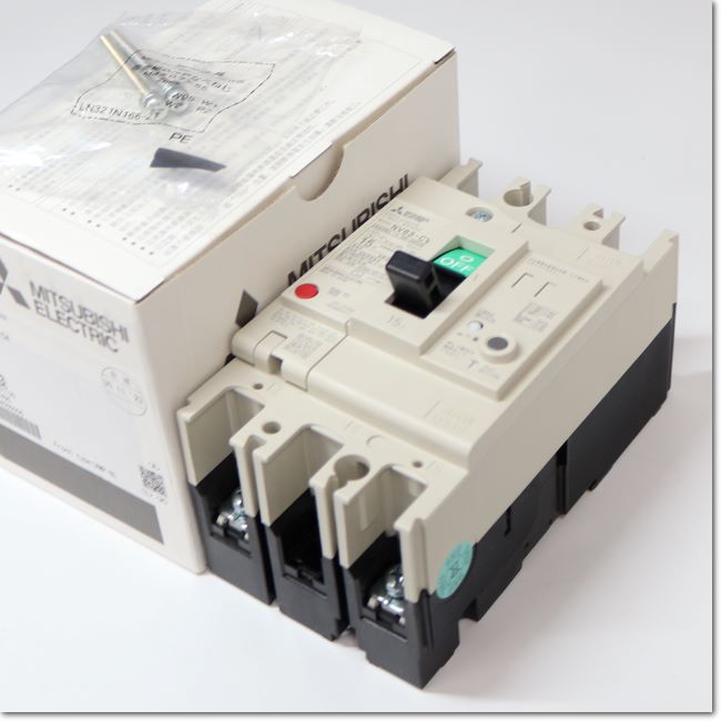 FA機器ドットコム / NV63-CV 2P 15A 30mA 漏電遮断器 経済品 (三菱電機) | FA機器ドットコム