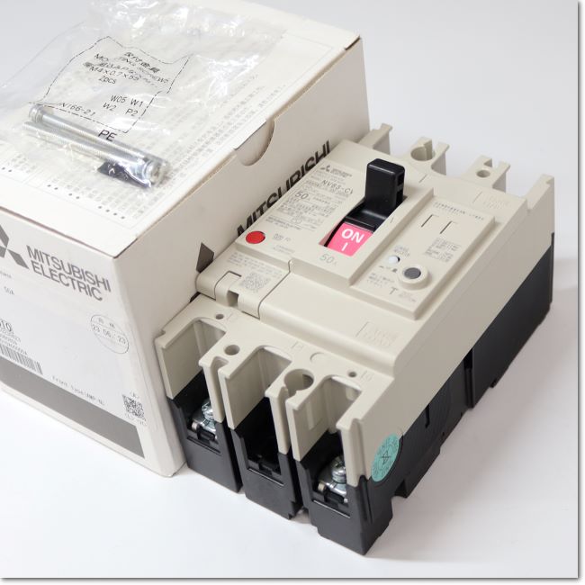 FA機器ドットコム / NV63-CV 2P 50A 30mA 漏電遮断器 経済品 (三菱電機) | FA機器ドットコム