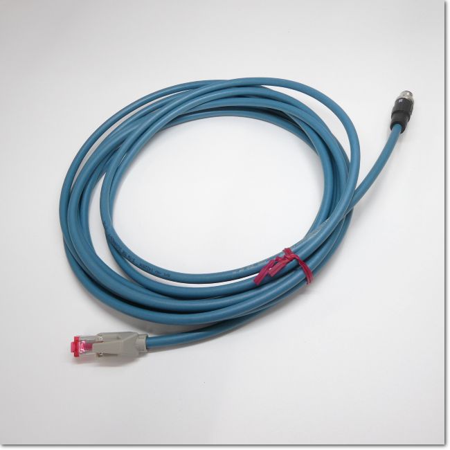 FA機器ドットコム / OP-87458 イーサネットケーブル (M12 4pin-RJ-45) NFPA79対応 ストレート型 5m ...