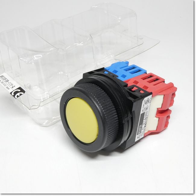 FA機器ドットコム / AR30F0R-11Y-Q φ30 押しボタンスイッチ 平形 1a1b スプリング端子 (富士電機) | FA機器ドットコム