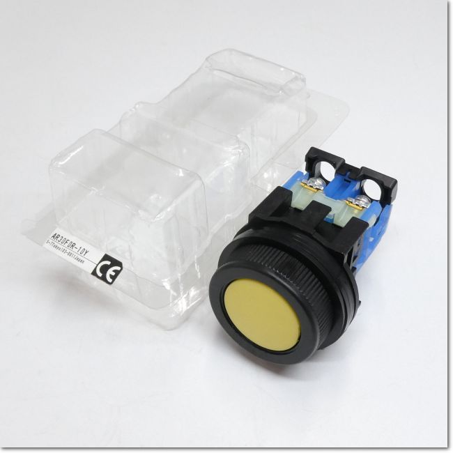 FA機器ドットコム / AR30F0R-10Y φ30 押しボタンスイッチ 平形 1a (富士電機) | FA機器ドットコム