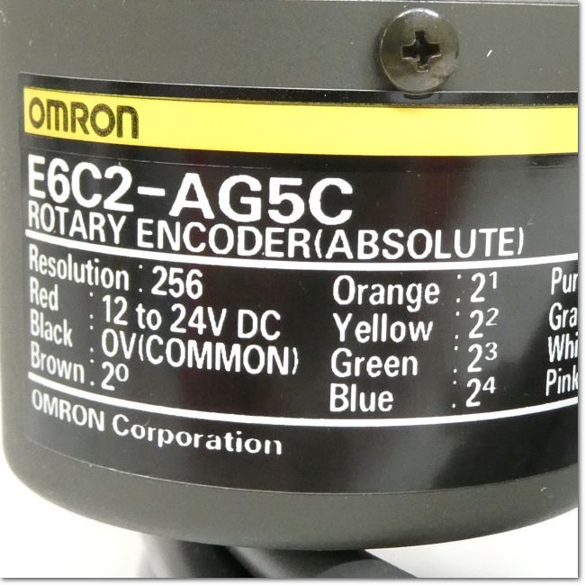 FA機器ドットコム / E6C2-AG5C 256P/R 2m ロータリエンコーダ アブソリュート形 外径φ50 DC12-24V ...