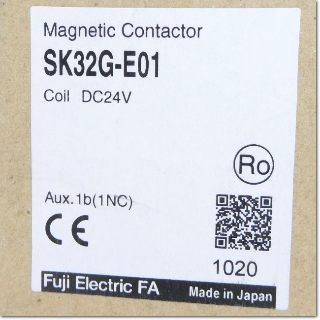 FA機器ドットコム / SK32G-E01 電磁接触器 DC24V 1b (富士電機) | FA機器ドットコム