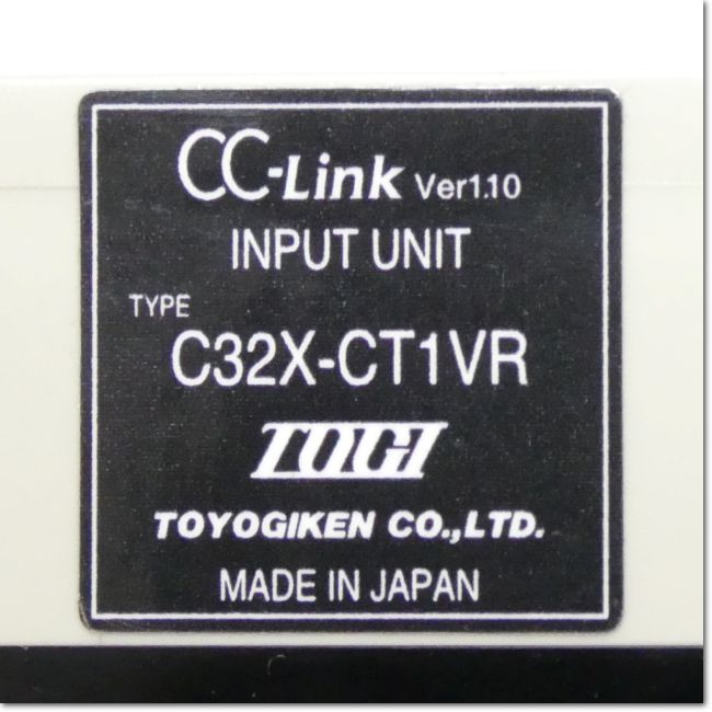 FA機器ドットコム / C32X-CT1VR 入力ターミナル端子台型 入力32点 (東洋技研) | FA機器ドットコム