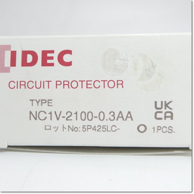 FA機器ドットコム / NC1V-2100-0.3AA 2P 0.3A サーキットプロテクタ (IDEC) | FA機器ドットコム