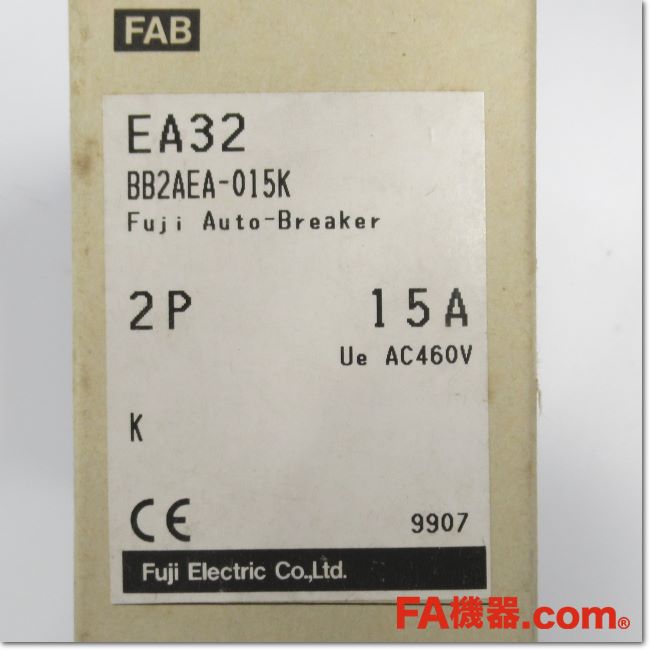 FA機器ドットコム / EA32 2P 15A KEA32 2P 15A Kオートブレーカ 警報スイッチ付き (富士電機)