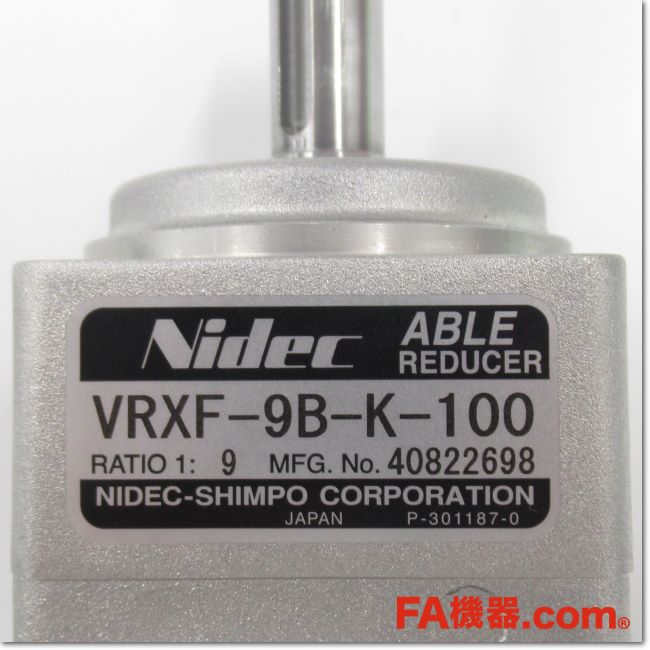 Fa機器ドットコム Vrxf 9b K 100 エイブル減速機 減速比9 取付角40mm 日本電産シンポ
